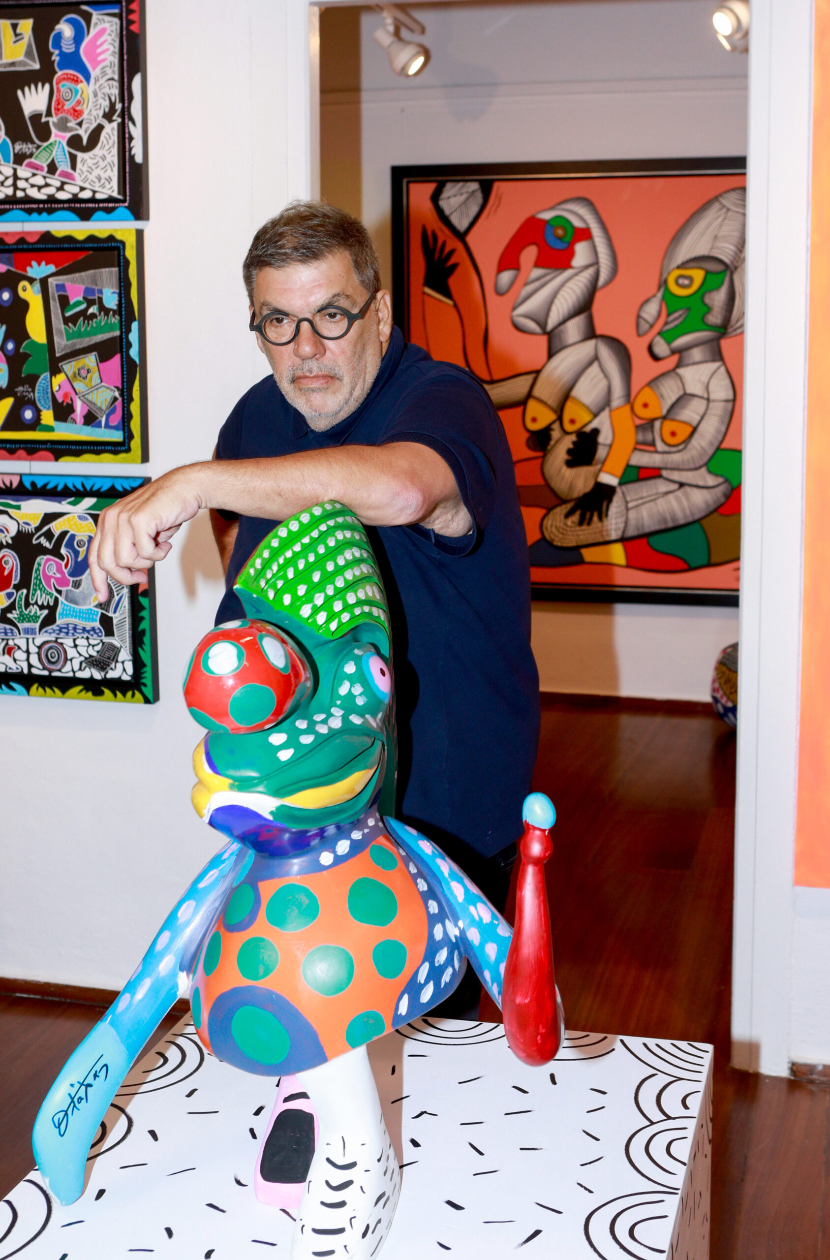 Τα λαμπερά εγκαίνια της έκθεσης, με τίτλο « Εξω, θάλασσα. Μέσα, τέχνη ...